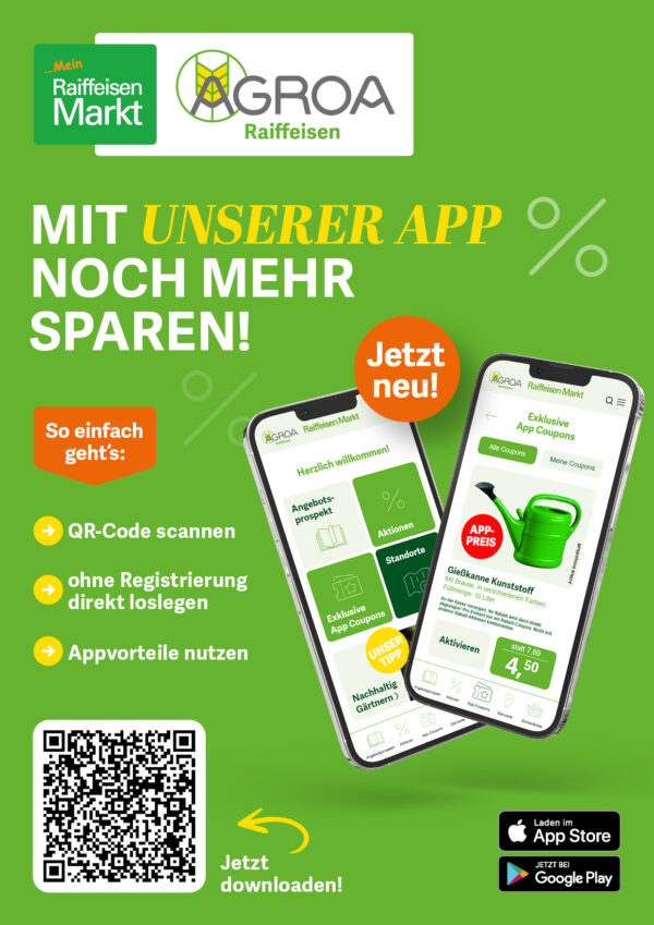 Unsere App ist da! – AGROA Raiffeisen