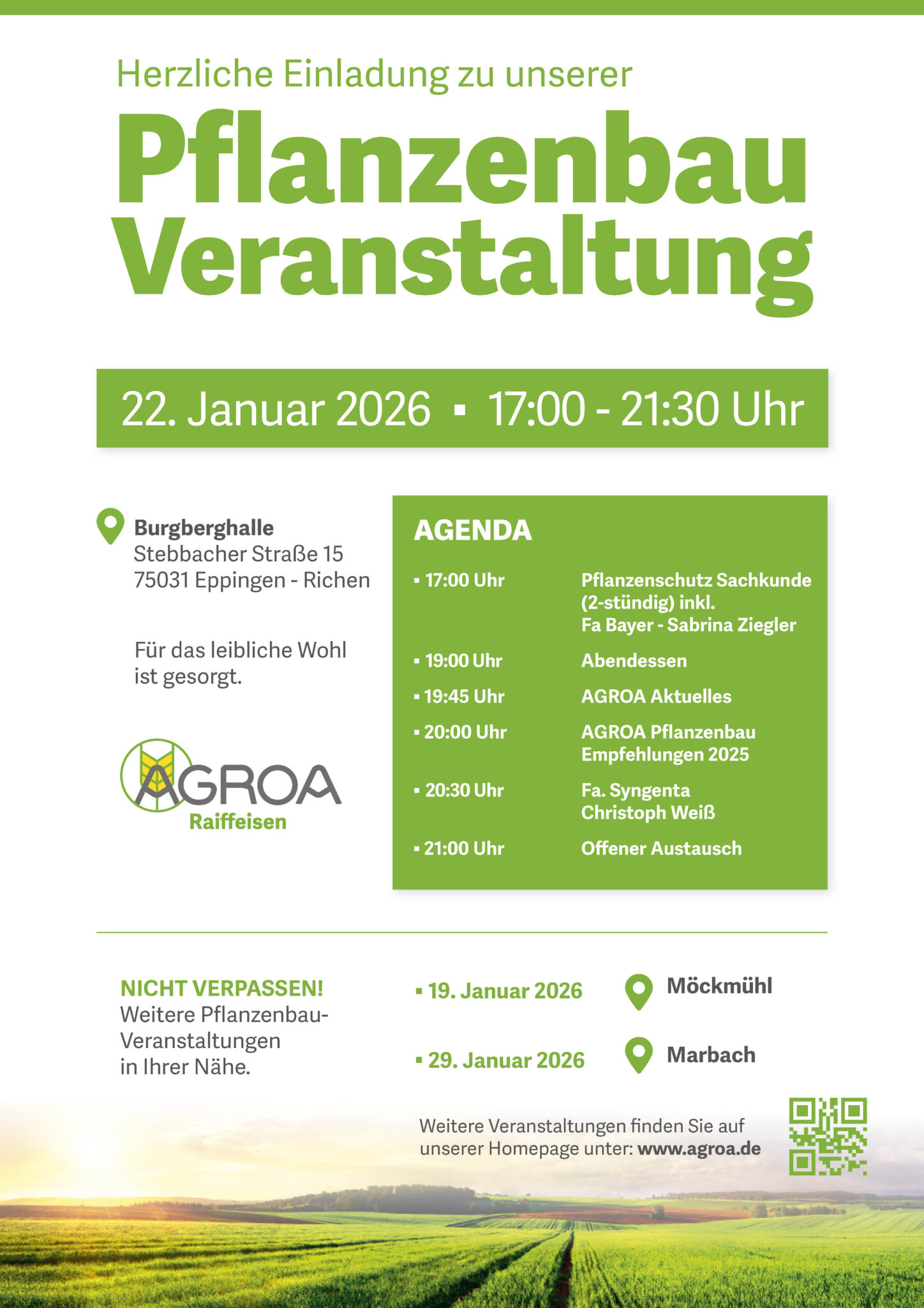 Pflanzenbau Eppingen-Richen – AGROA Raiffeisen